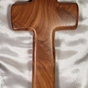 Hand-made Cedar Cross With Turquoise Inlay - Etsy