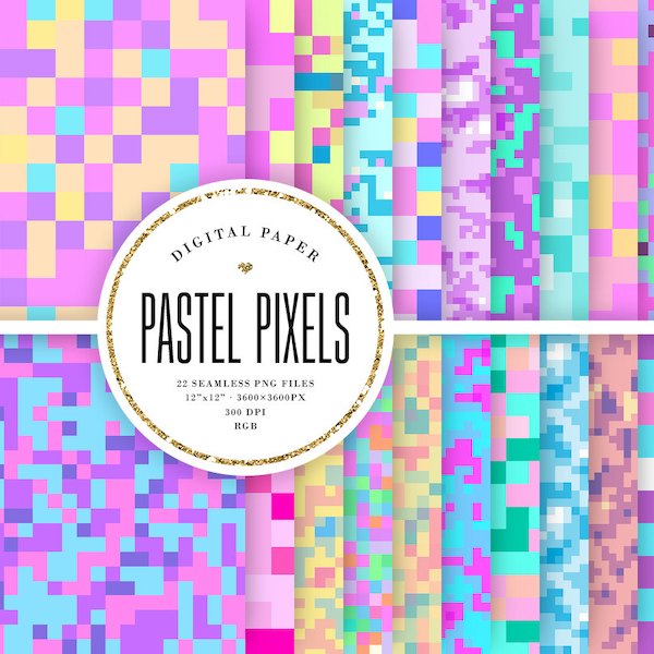 Pixelated - Etsy
