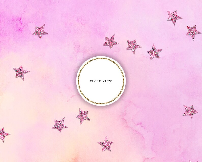 Glitter Stars Digital Paper, Watercolor Textures, Gold Stars Scrapbook ...