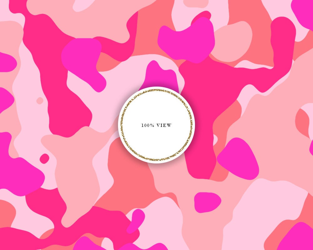 Pink & Blue Camouflage Digital Paper Hot Pink Patterns - Etsy