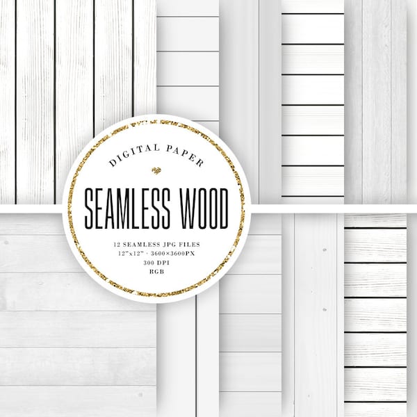 Digital Wood Paper - Etsy