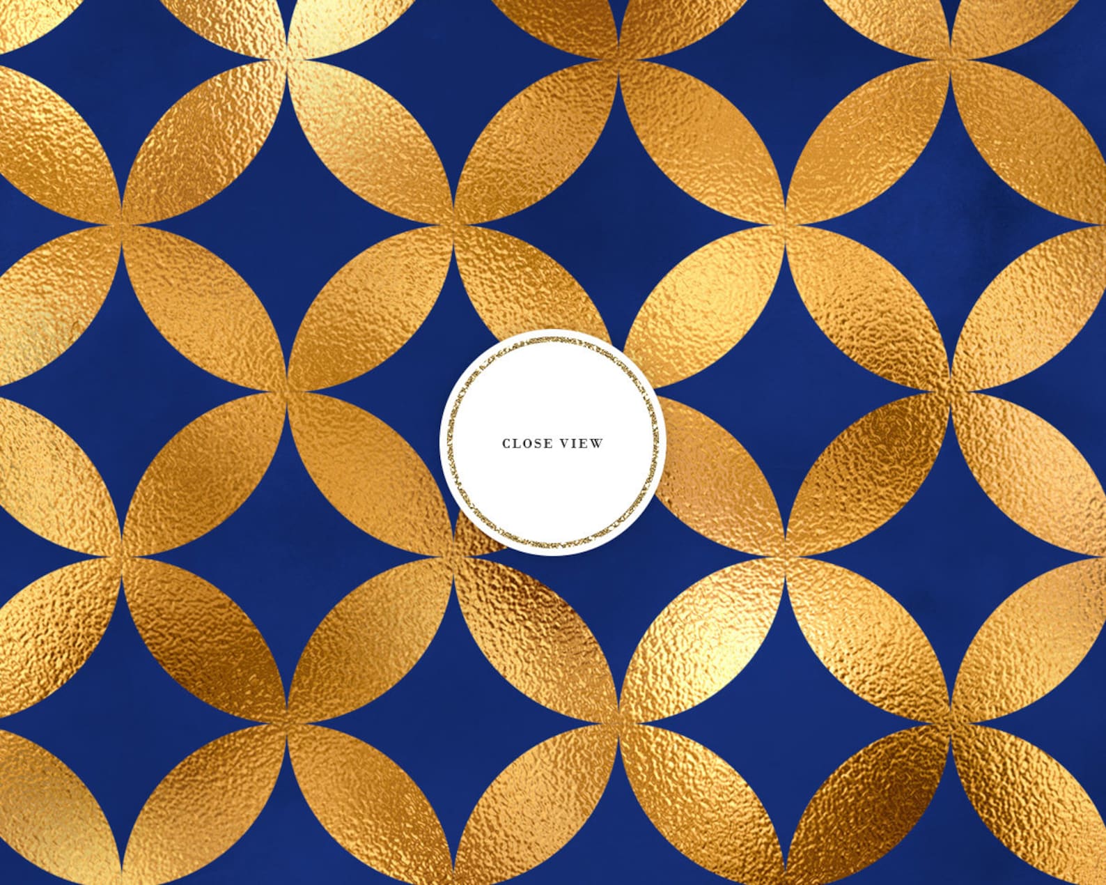 Royal Blue & Gold Foil Seamless Patterns, Elegant Digital Paper, Dark ...