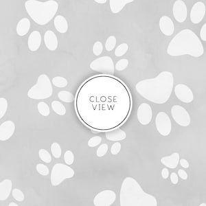 Cat Paw Print Backgrounds, Cute Digital Paper 12x12, Basic Patterns ...