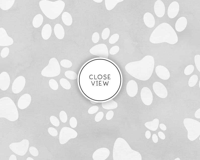 Cat Paw Print Backgrounds, Cute Digital Paper 12x12, Basic Patterns ...