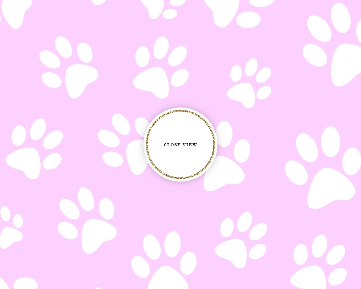 Pastel Paw Prints Seamless Digital Paper Pet Paws Patterns - Etsy