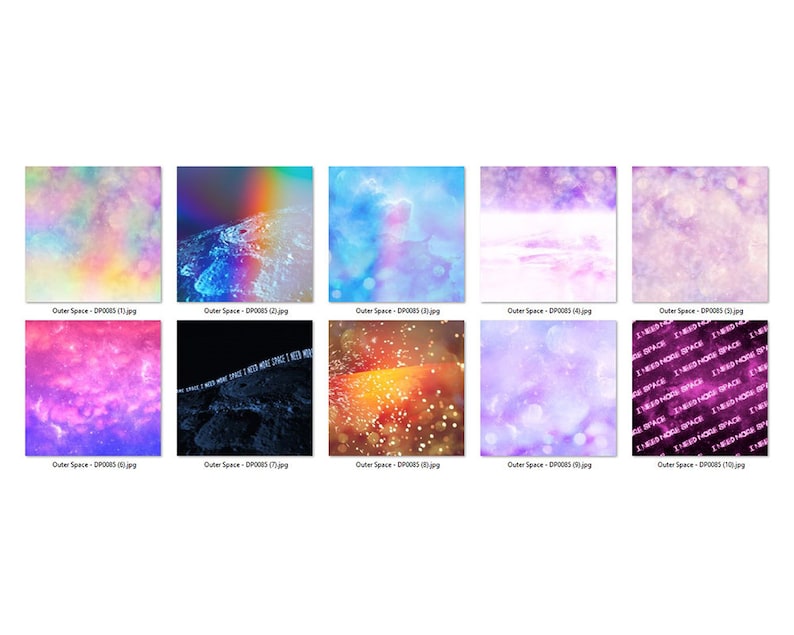 Space Backgrounds Galaxy Digital Paper Nebula Textures - Etsy