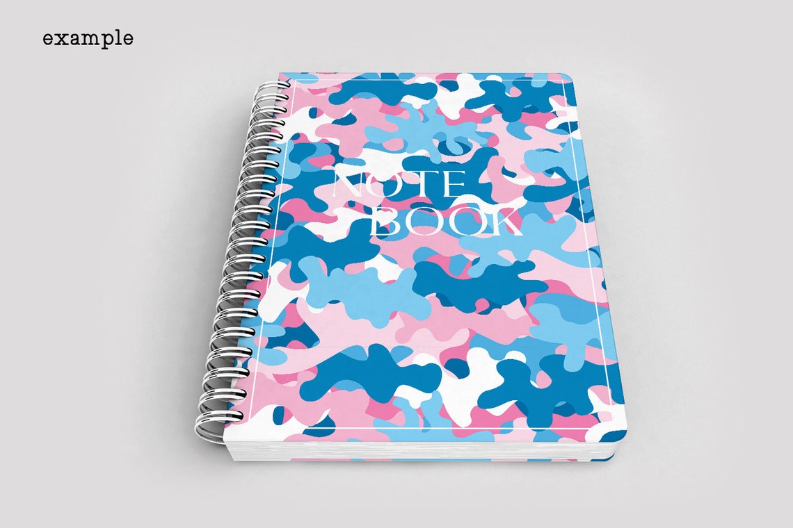 Pink & Blue Camo Seamless Pattern, Girly Camouflage Digital Paper ...