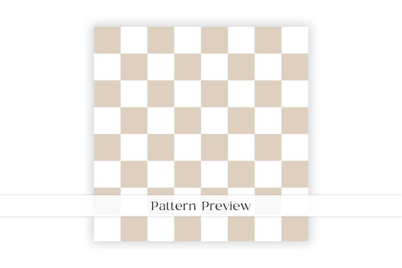 Checkered Seamless Pattern for Commercial Use, Neutral Colors, White ...