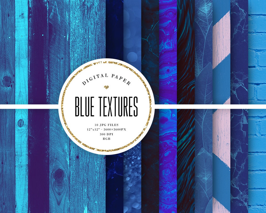 Blue Digital Textures, Blue Scrapbook Papers, Blue Backgrounds ...