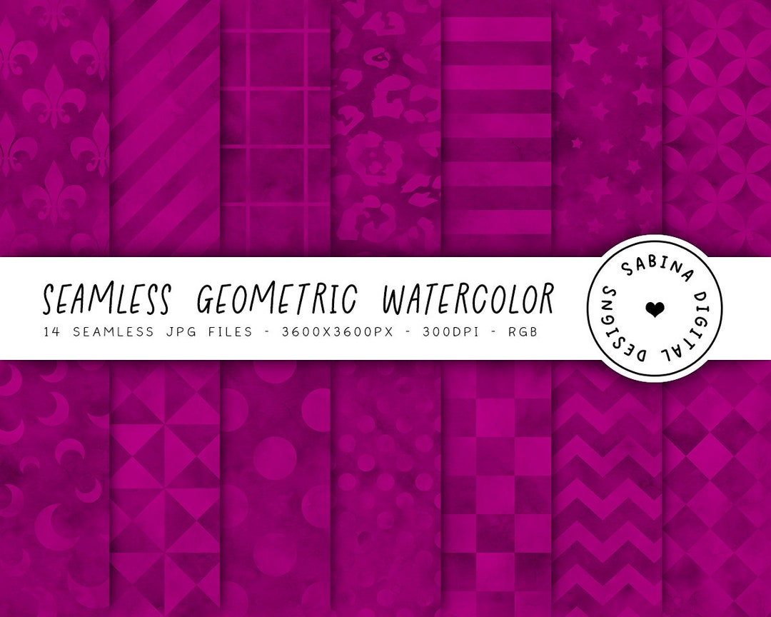 Dark Pink Digital Papers, Basic Scrapbook Paper 12x12, Seamless Grunge ...