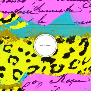 Abstract Digital Paper 12x12, Bright Backgrounds, Vibrant Rainbow ...