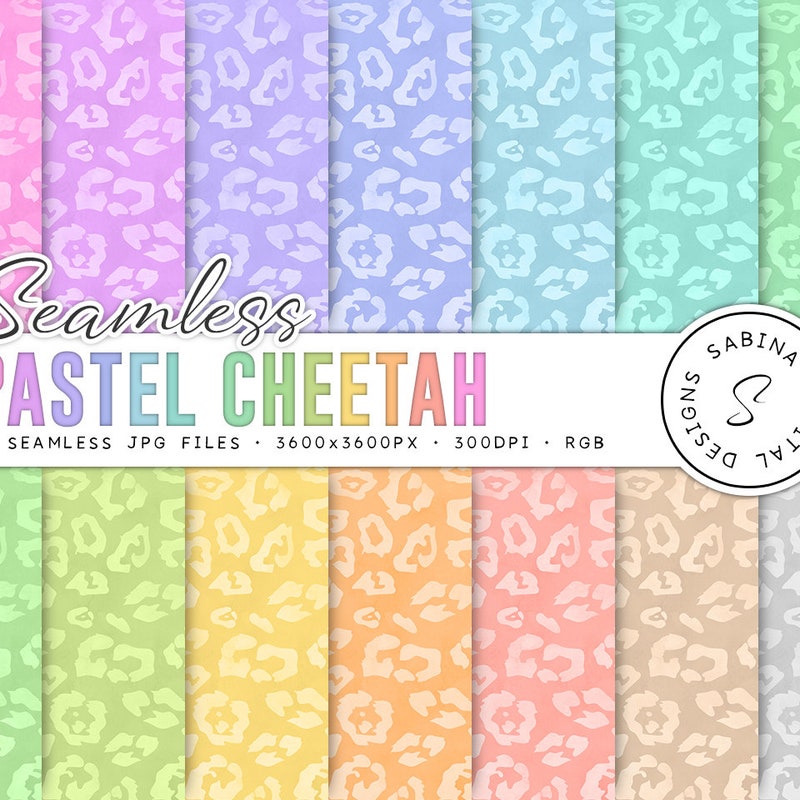 Pastel Leopard Print - Etsy
