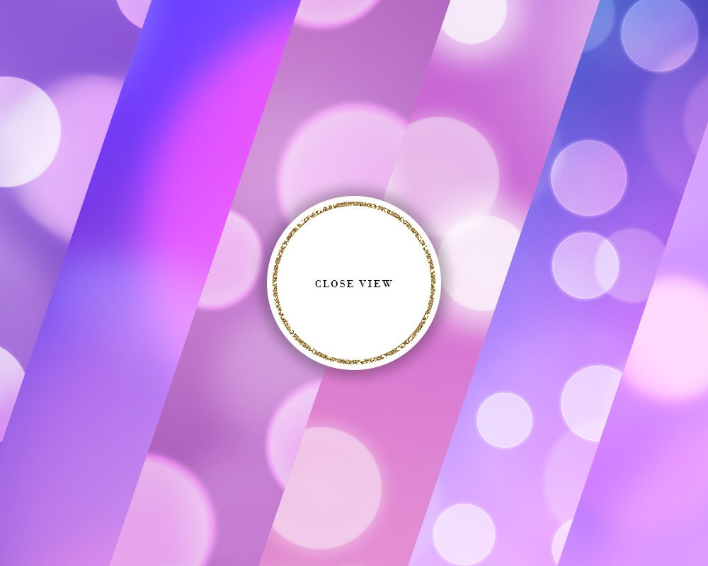 Purple Bokeh Backgrounds, Violet Bokeh Digital Paper, Abstract Ombre ...