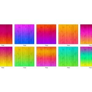 Bright Ombre Wood Digital Paper, Colorful Wooden Textures, Gradient ...