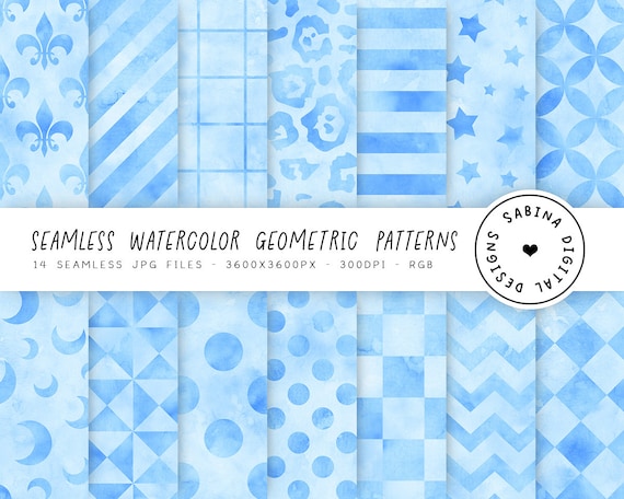 Blue Pastel Patterns