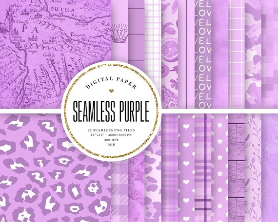Free Printable Scrapbook Paper Designs Purple