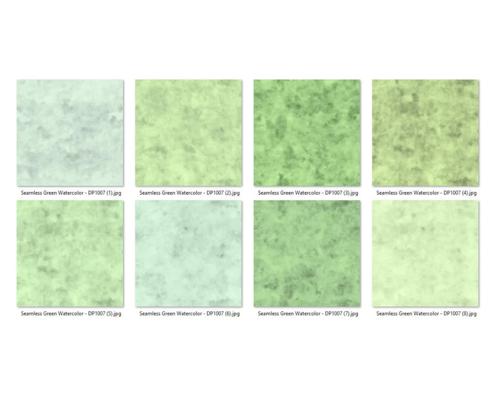 Green Watercolor Seamless Digital Paper Green Textures 12x12 - Etsy