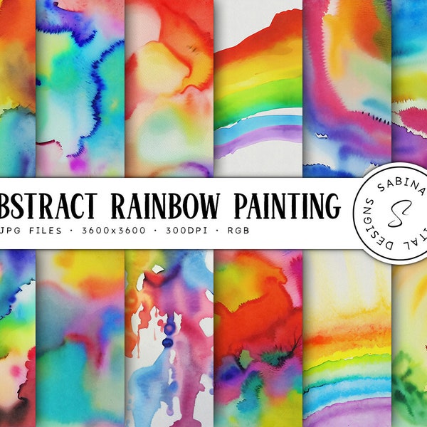 Bright Watercolor - Etsy