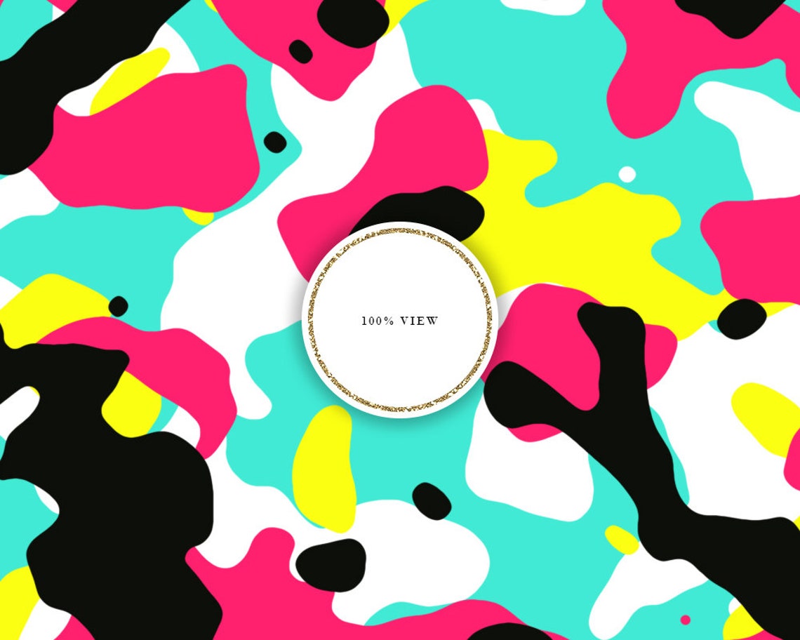 Bright Camouflage Backgrounds Colorful Camo Digital Paper | Etsy