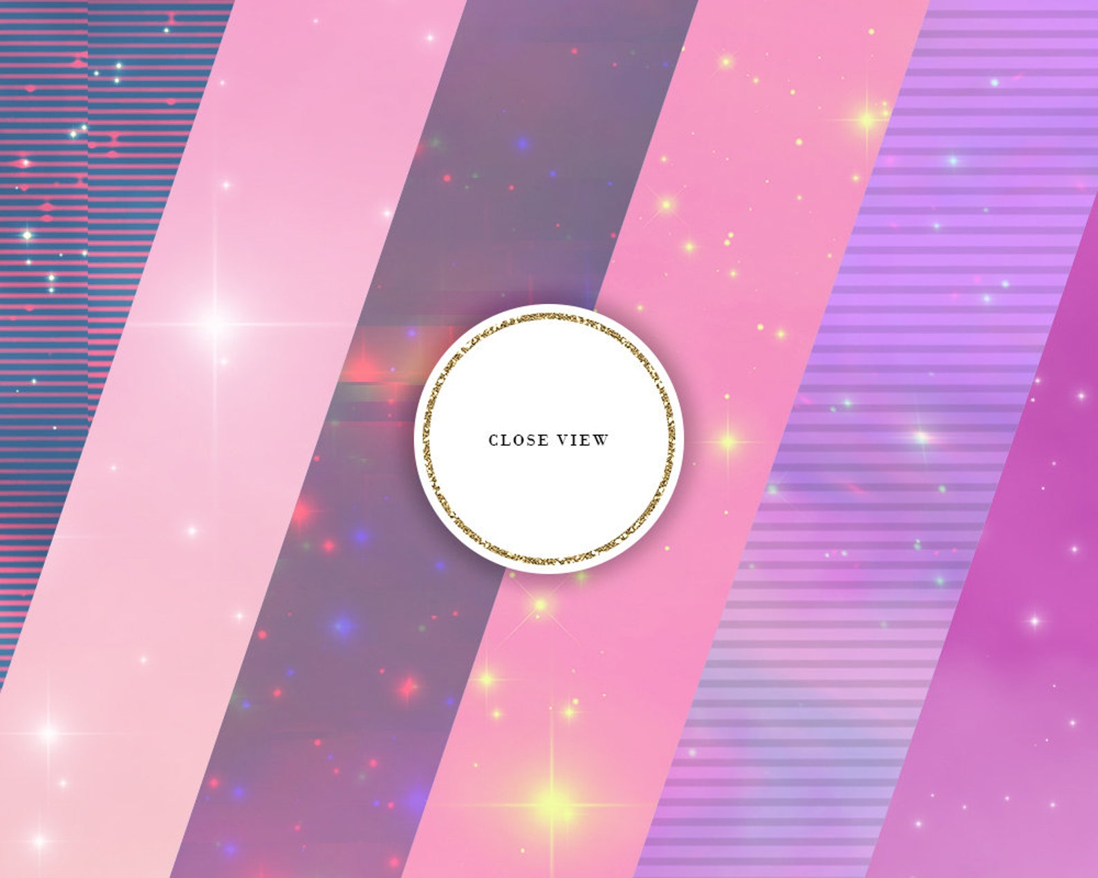 Sky Digital Paper, Starfield Ombre Backgrounds, Violet Stardust, Glitch ...