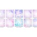 Aesthetic Digital Paper, Magic Sky Backgrounds, Sparkling Skies, Pastel ...