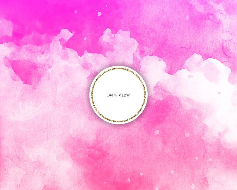 Watercolor Sky Digital Paper, Painted Skies Backgrounds, Clouds ...