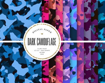 Army Force Camouflage Digital Paper Us Army Paper Military - Etsy