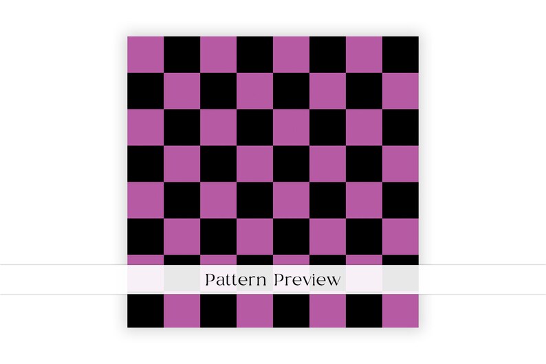 Purple & Black Checkered Pattern, Repeat Digital File for Commercial ...