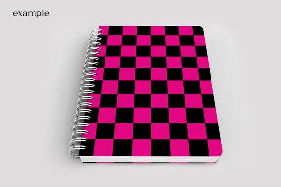 Pink And Black Checkered Wallpaper