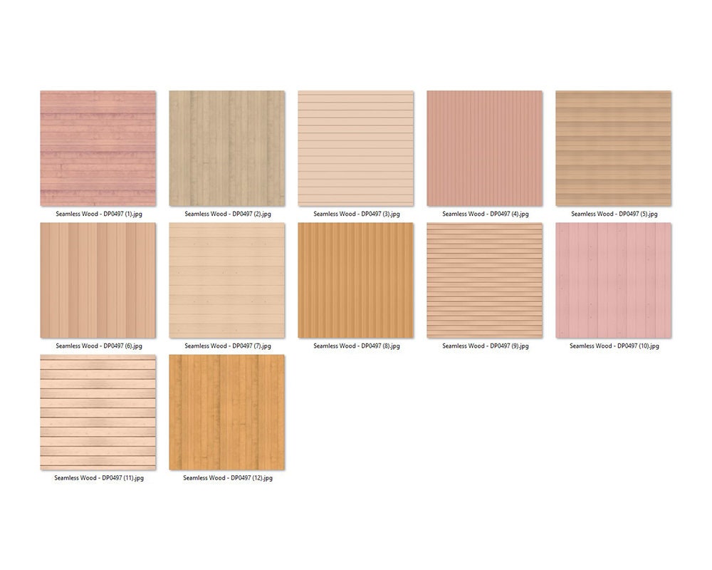 Seamless Wood Textures Natural Digital Paper 12x12 Beige - Etsy