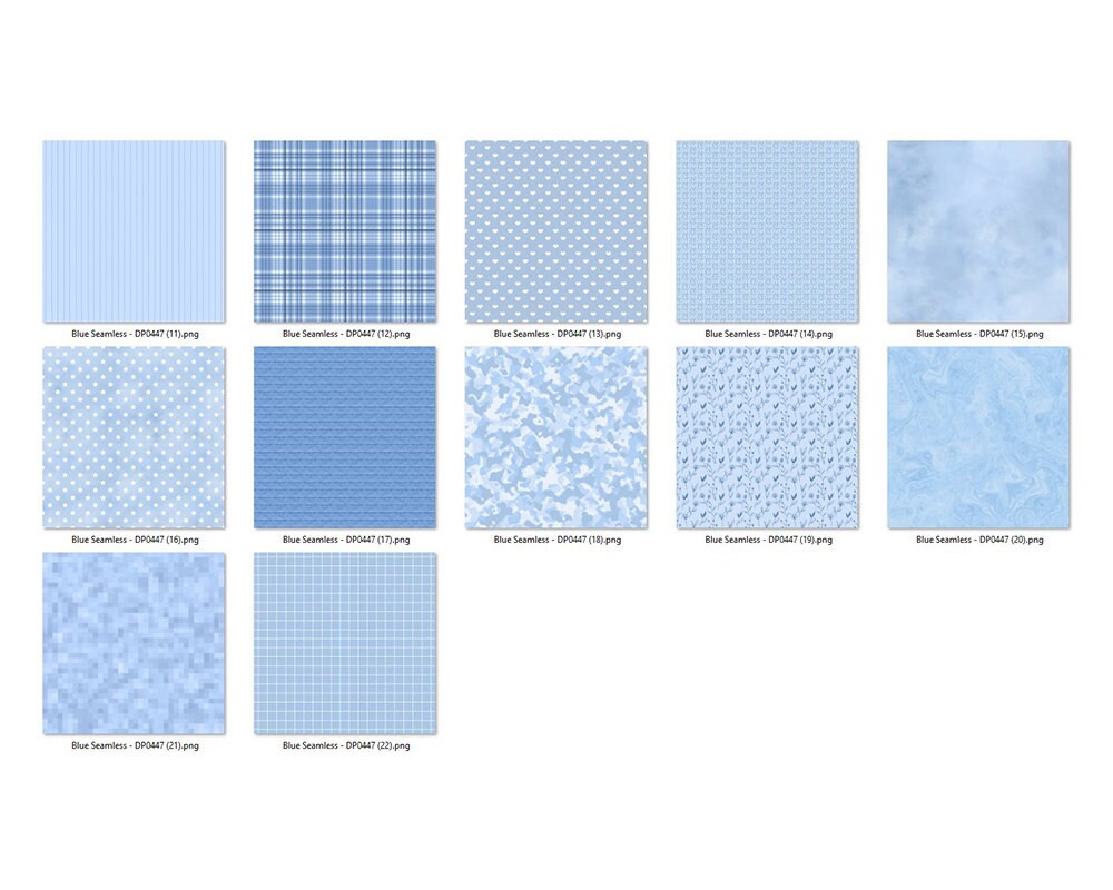Seamless Blue Digital Paper Baby Blue Scrapbook Tileable - Etsy