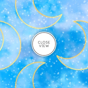 Blue Digital Paper, Seamless Patterns, Aesthetic Sky Blue Scrapbooking ...