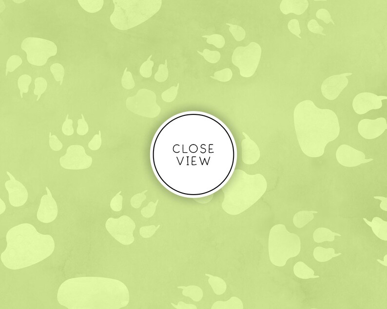 Dog Paw Prints Pastel Paws Digital Paper 12x12 Basic - Etsy