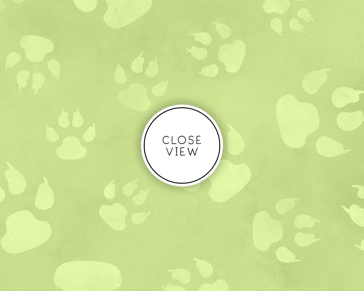 Dog Paw Prints Pastel Paws Digital Paper 12x12 Basic - Etsy