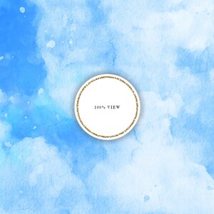 Watercolor Sky Digital Paper, Aquarelle Clouds Backgrounds, Abstract ...