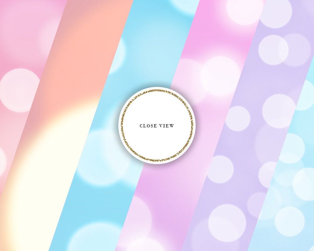 Pastel Bokeh Digital Paper Soft Ombre Backgrounds Cute - Etsy
