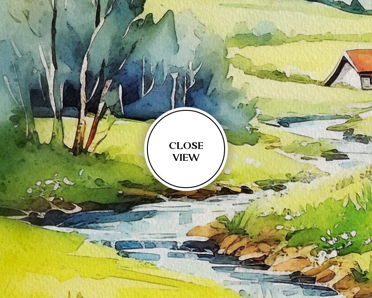 Summer Digital Paper, Digital Watercolor Illustrations, Beautiful ...