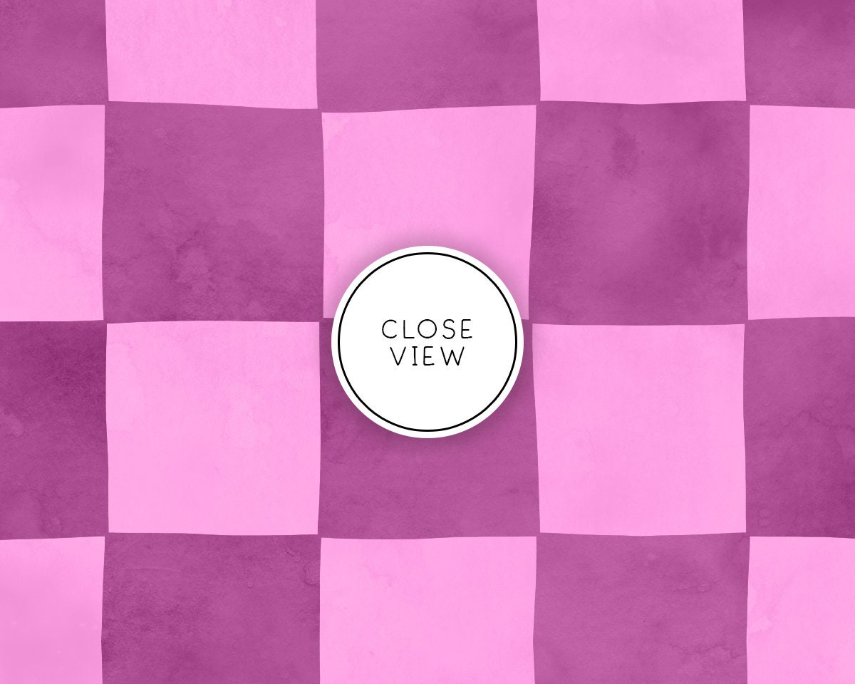 Hand-drawn Checkers Digital Paper, Seamless Checks, Watercolor ...