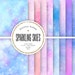 Sparkling Sky Digital Paper Magical Sky Backgrounds Clouds & - Etsy