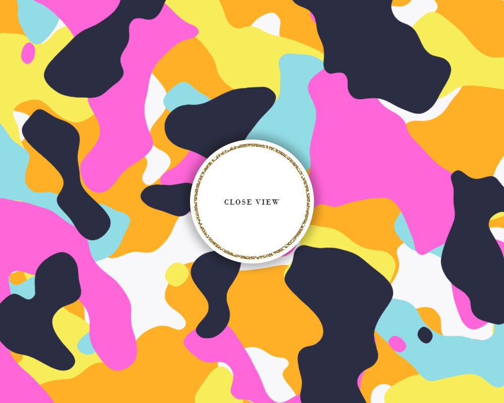 Seamless Camo Patterns, Bright Camouflage Digital Paper, Colorful ...