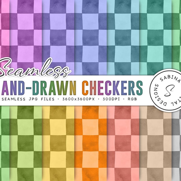 Spring Checkers - Etsy
