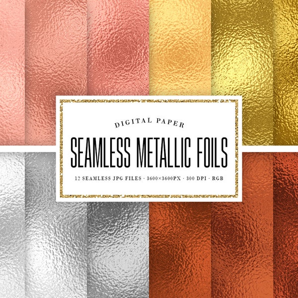 Metallic Foil Art - Etsy