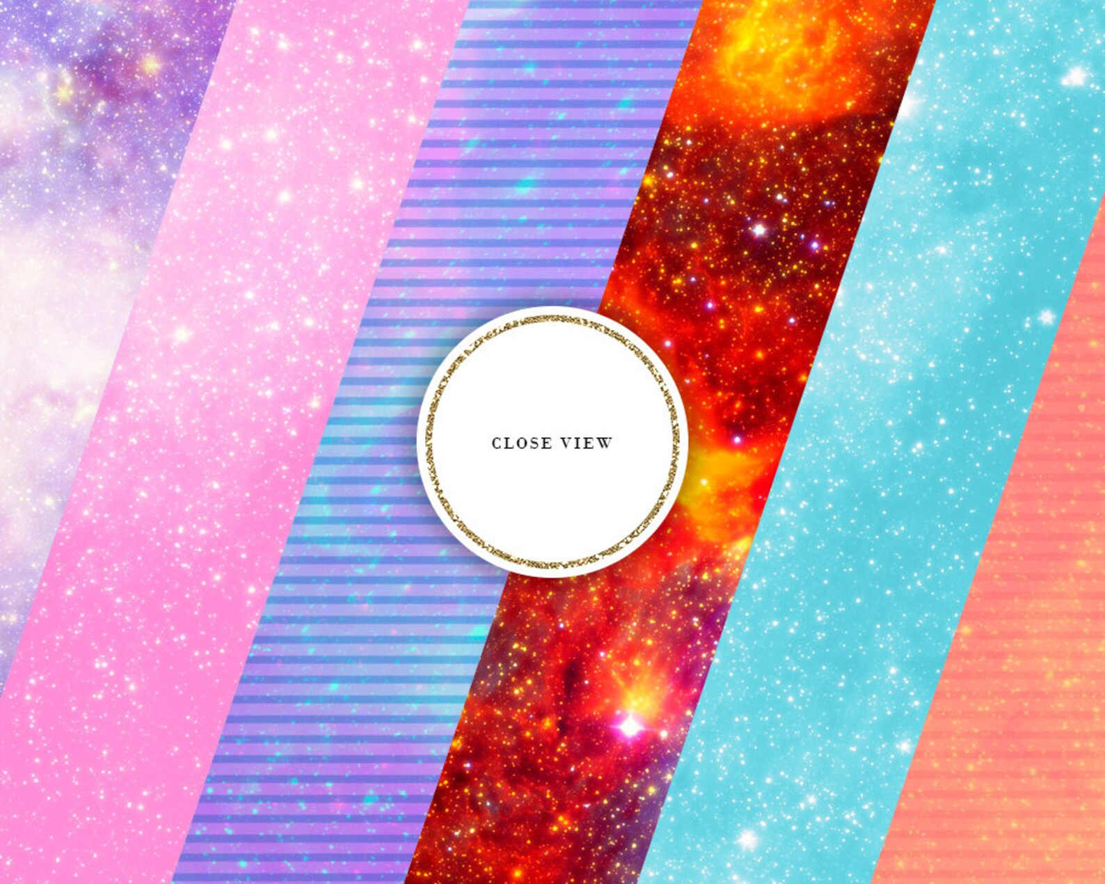 Galaxy Digital Paper, Commercial Use Space Backgrounds, Purple Cosmic ...