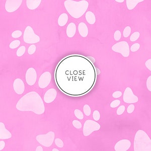 Cat Paw Print Backgrounds, Cute Digital Paper 12x12, Basic Patterns ...