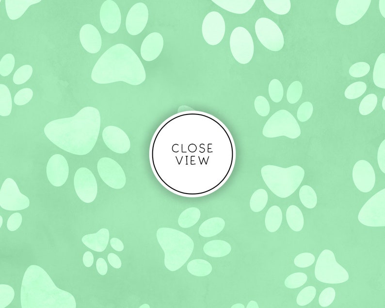 Cat Paw Print Backgrounds, Cute Digital Paper 12x12, Basic Patterns ...