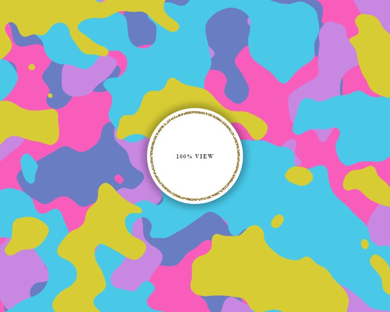 Colorful Camouflage Patterns, Bright Camo Digital Paper, Mix Colors ...