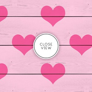 Pink Digital Paper, Seamless Patterns, Valentine's Day Scrapbooking ...