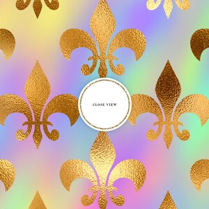 Rainbow & Gold Digital Paper, Seamless Colorful Geometric Patterns ...