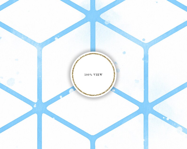 White & Blue Digital Paper Light Blue Watercolor Patterns | Etsy