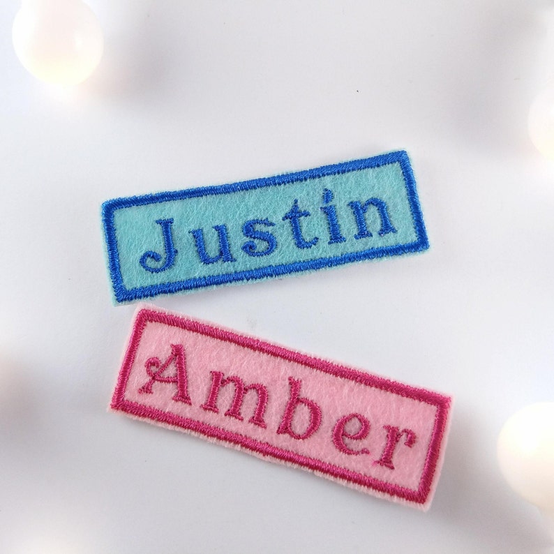 Personalized Custom Iron on Name Patch Tag,embroidered Patches , Custom ...